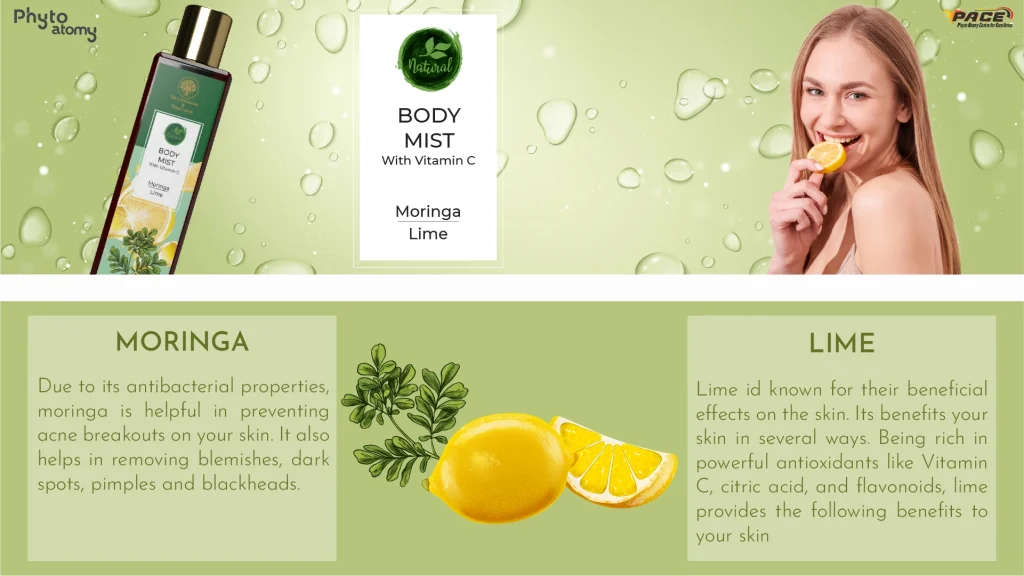 Refresh and Energize with Phyto Atomy Body Mist 200ml (Moringa Lime ...