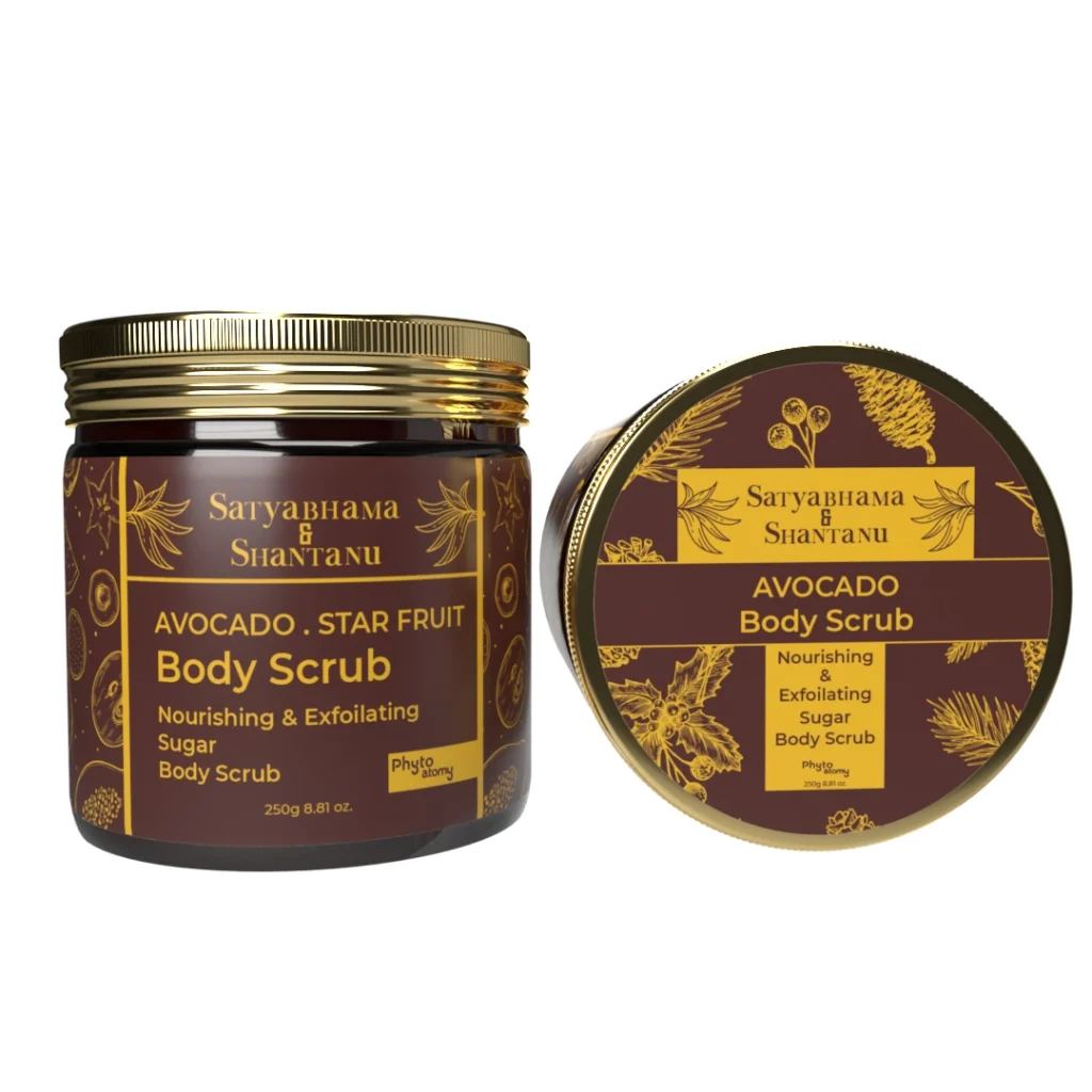 Phyto Atomy Satyabhama & Shantanu Body Scrub 250g (Avocado Star Fruit ...